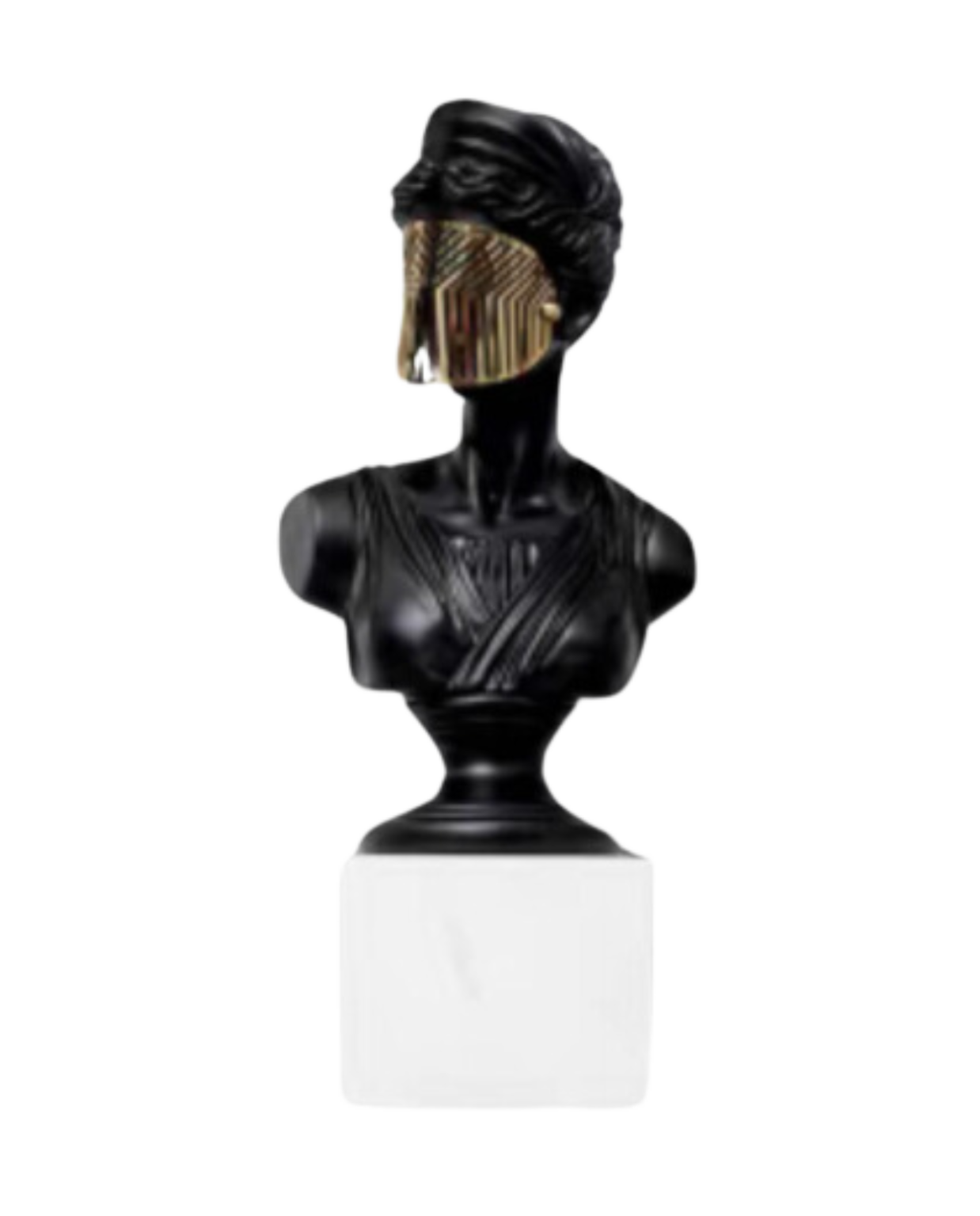 Black pop art cesar sculpture – Blanche Art